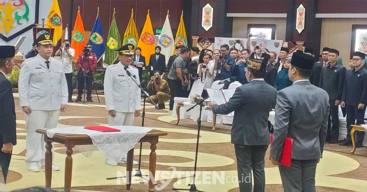 Gubernur Kalteng Lantik Bupati dan Wakil Bupati Lamandau